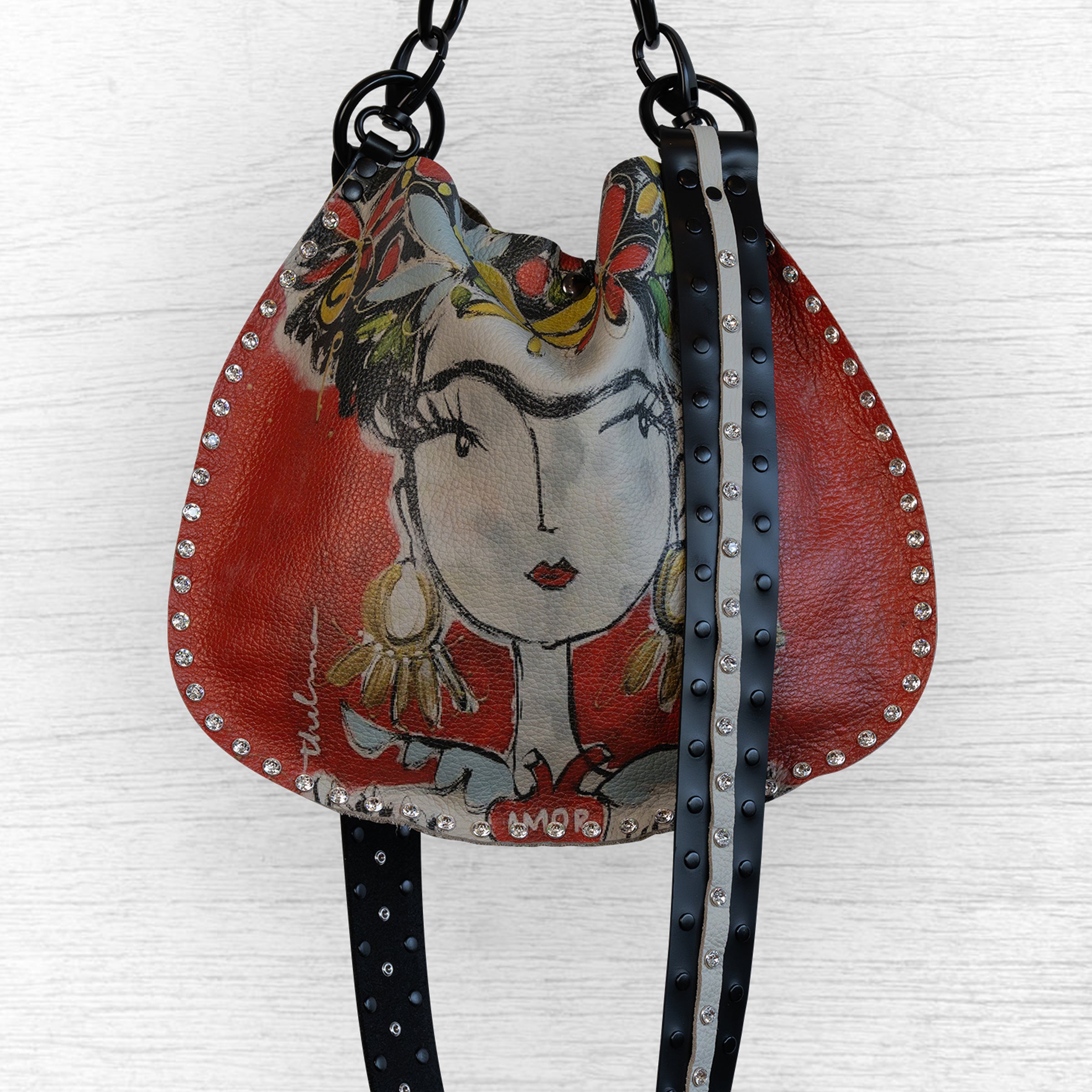 REBELLION + Thelma Lugo | Amor | Swarovski Crystals – Rebellion Bags